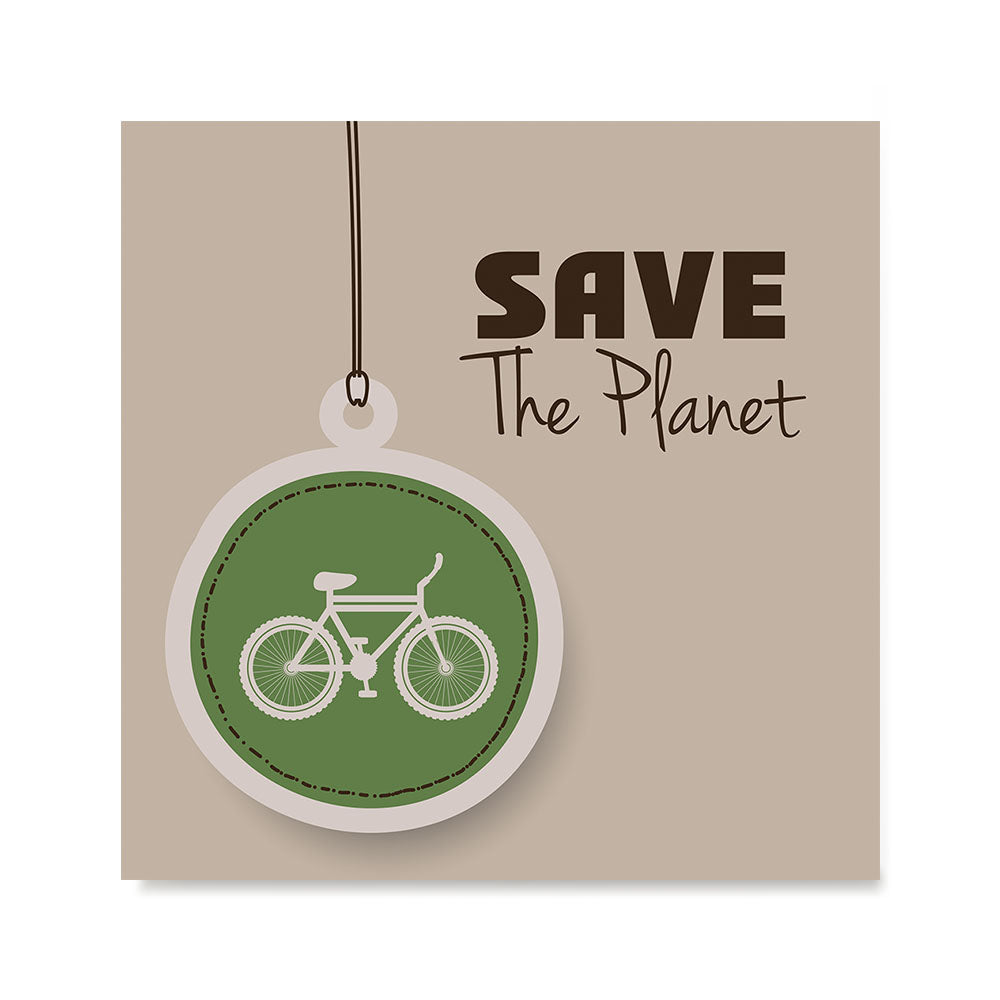 Embrace the Cycling, Save The Planet Conceptual Arts – EzPosterPrints