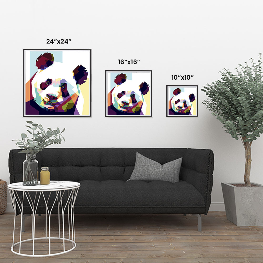 The Panda - Cubism Animals Posters – EzPosterPrints