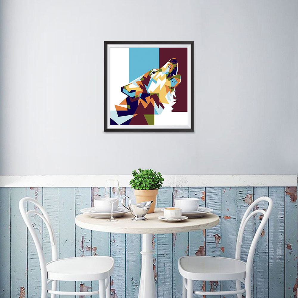The Wolf 2 - Cubism Animals Posters – EzPosterPrints