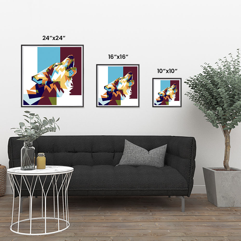 The Wolf 2 - Cubism Animals Posters – EzPosterPrints