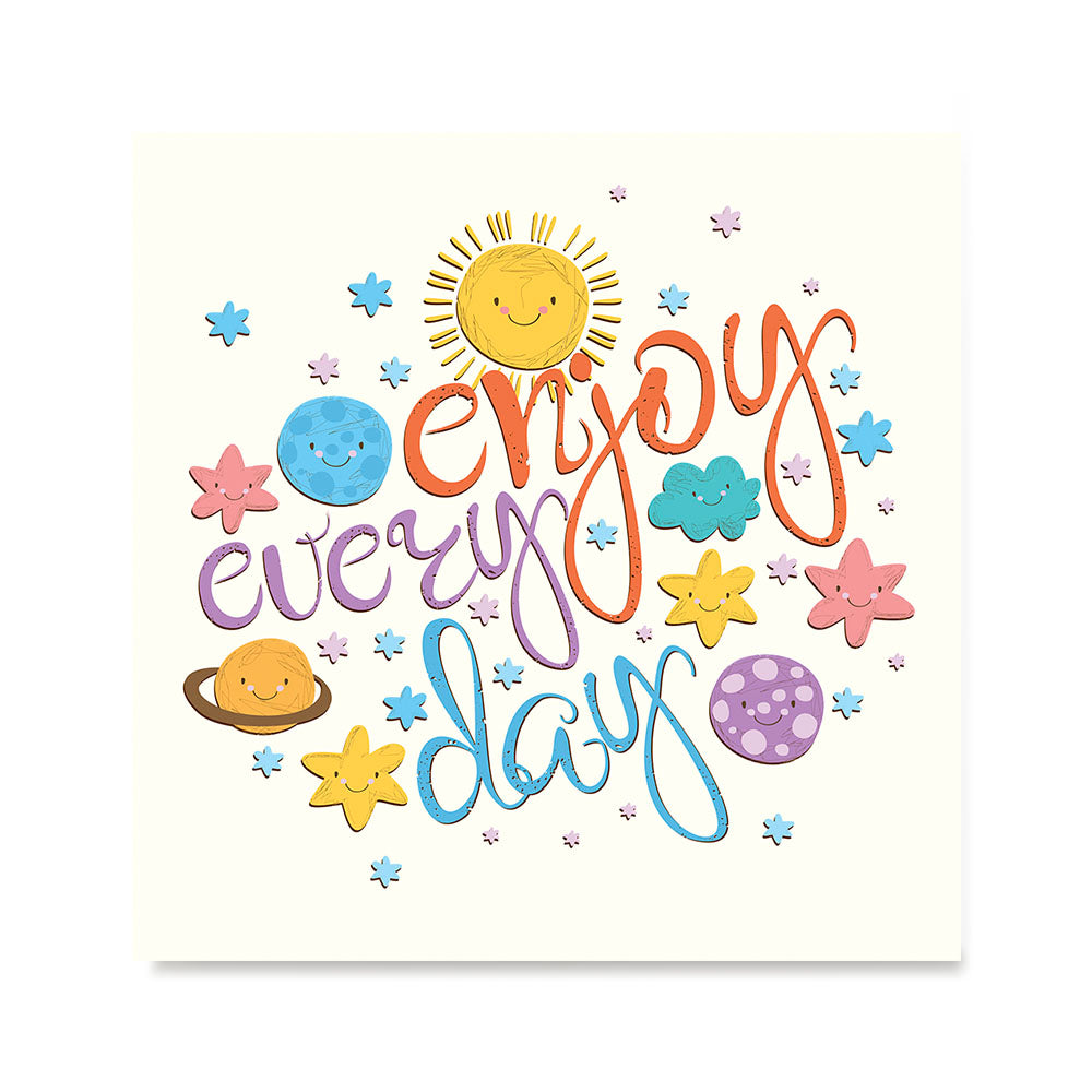 Enjoy Everyday, Inspirational Motivation Quotes – EzPosterPrints