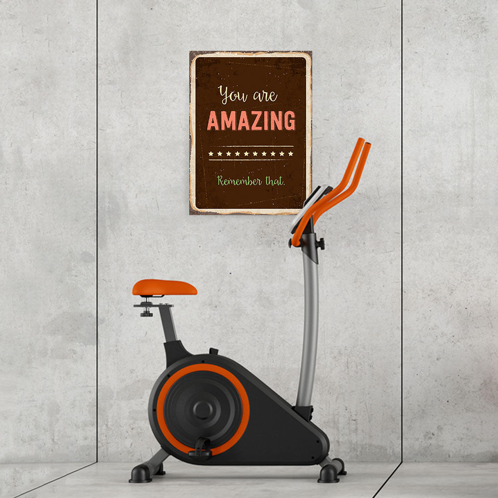 Amazing Brown, Retro Metal Design Signs Posters – EzPosterPrints