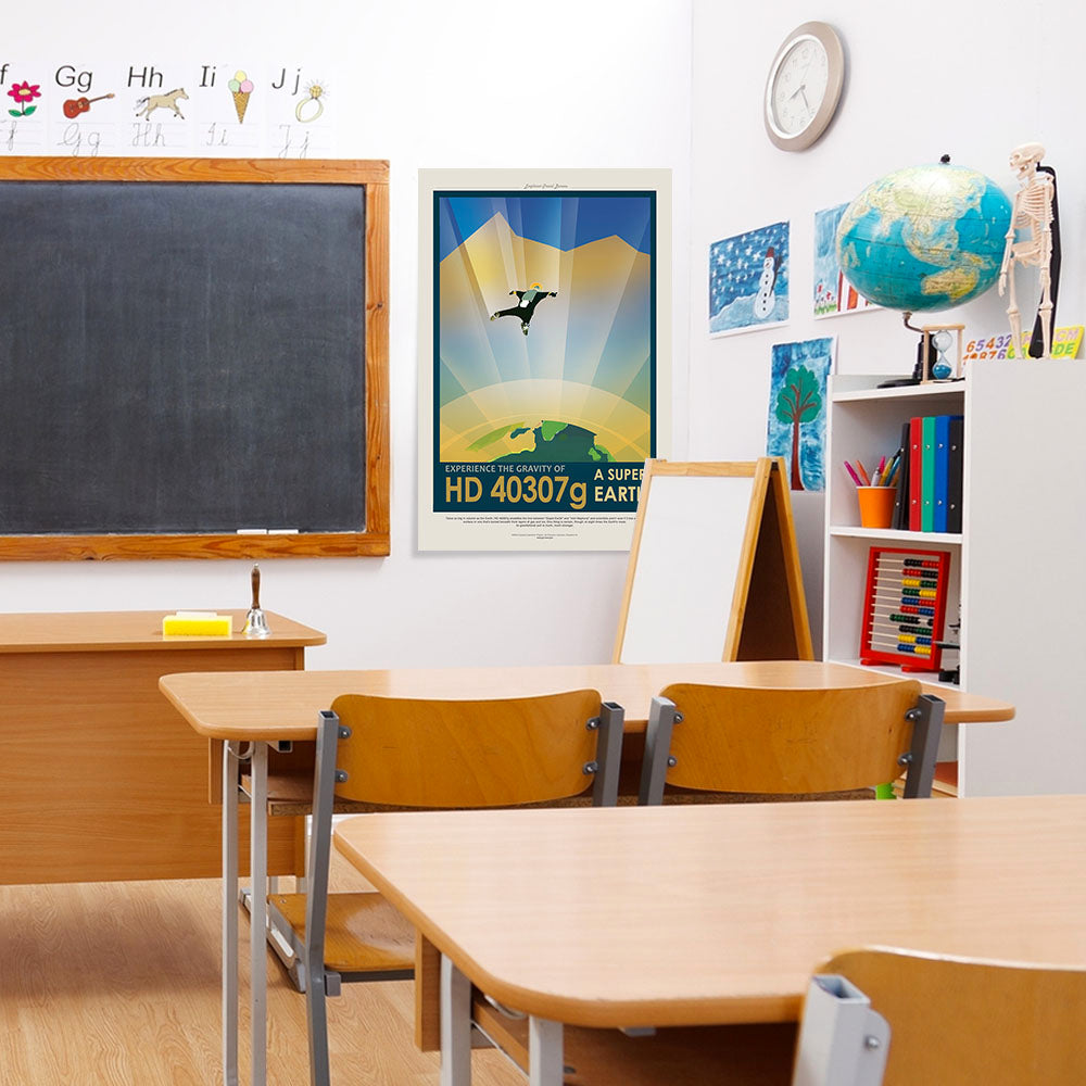 NASA Space Tourism Posters Reproduction Poster of HD 40307 G ...