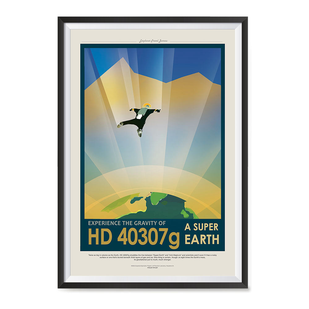 NASA Space Tourism Posters Reproduction Poster of HD 40307 G ...