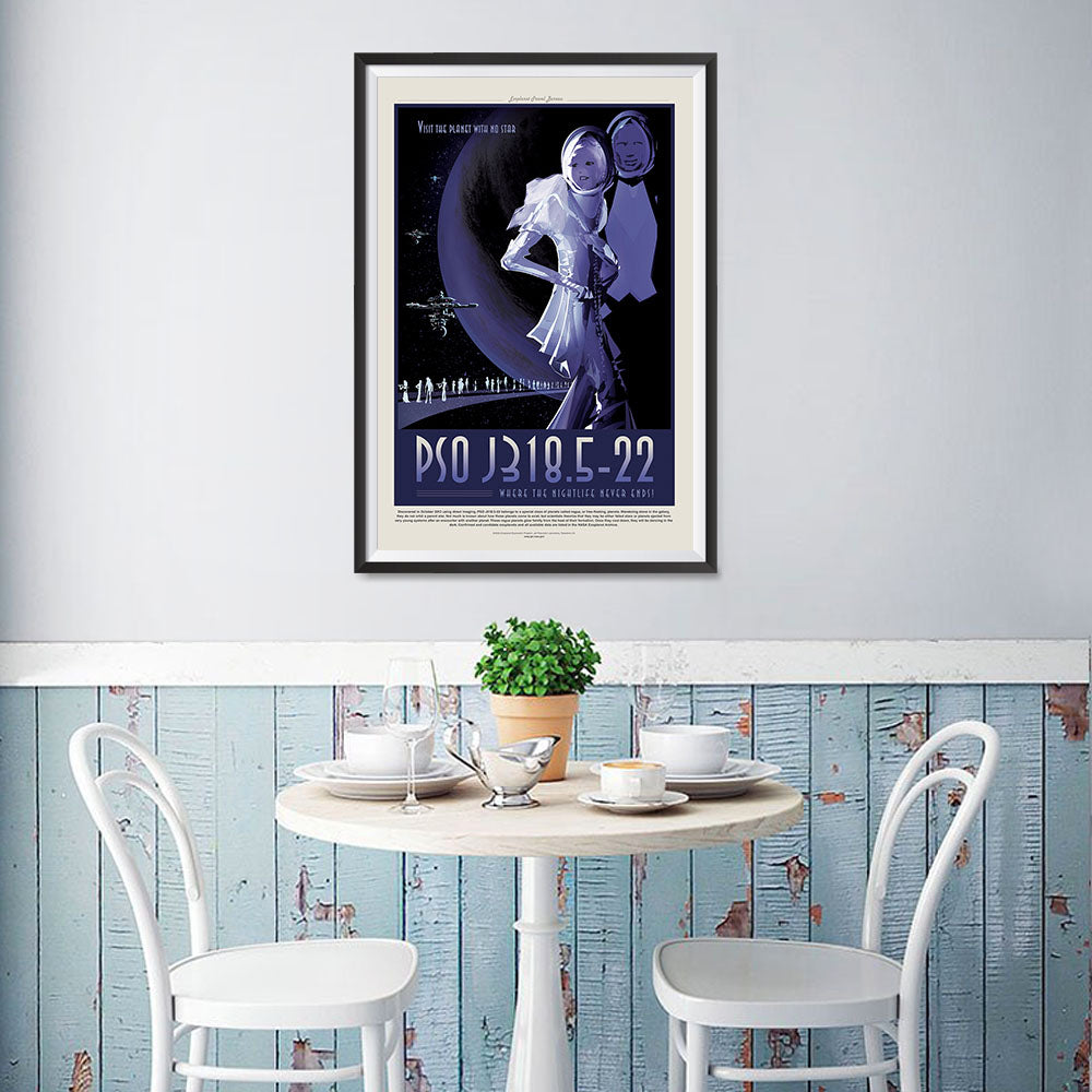NASA Space Tourism Posters Reproduction Poster of PSO J318.5-22 - The ...