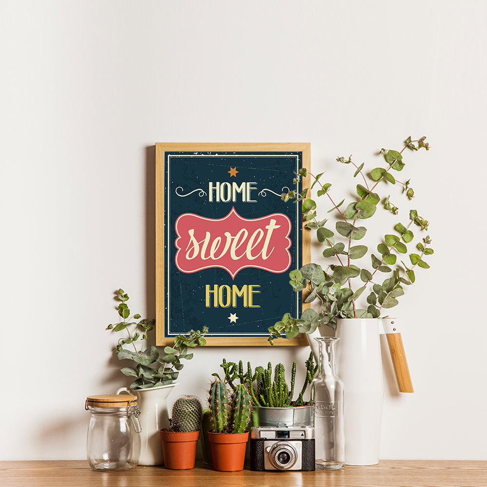 Home Sweet Home, Retro Quotes Posters – EzPosterPrints