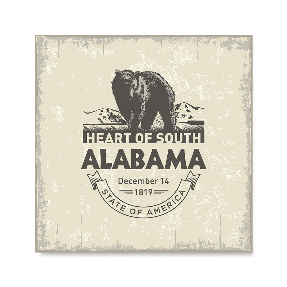 Alabama (AL) State Icon, The US State Icons | EzPosterPrints.com
