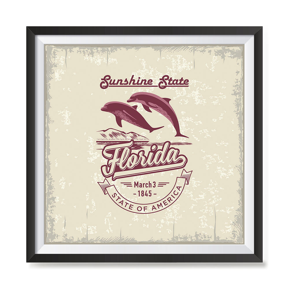 Florida (FL) State Icon, The US State Icons | EzPosterPrints.com