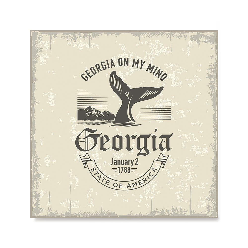 Georgia (GA) State Icon, The US State Icons | EzPosterPrints.com