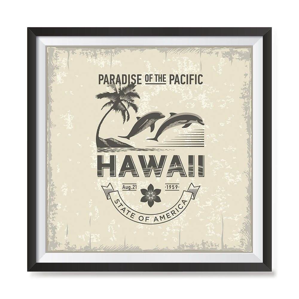 Hawaii (HI) State Icon, The US State Icons | EzPosterPrints.com