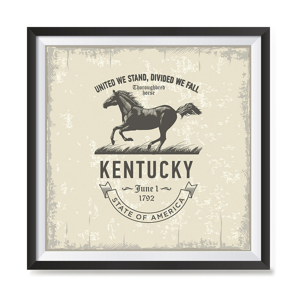 Kentucky (KY) State Icon, The US State Icons | EzPosterPrints.com