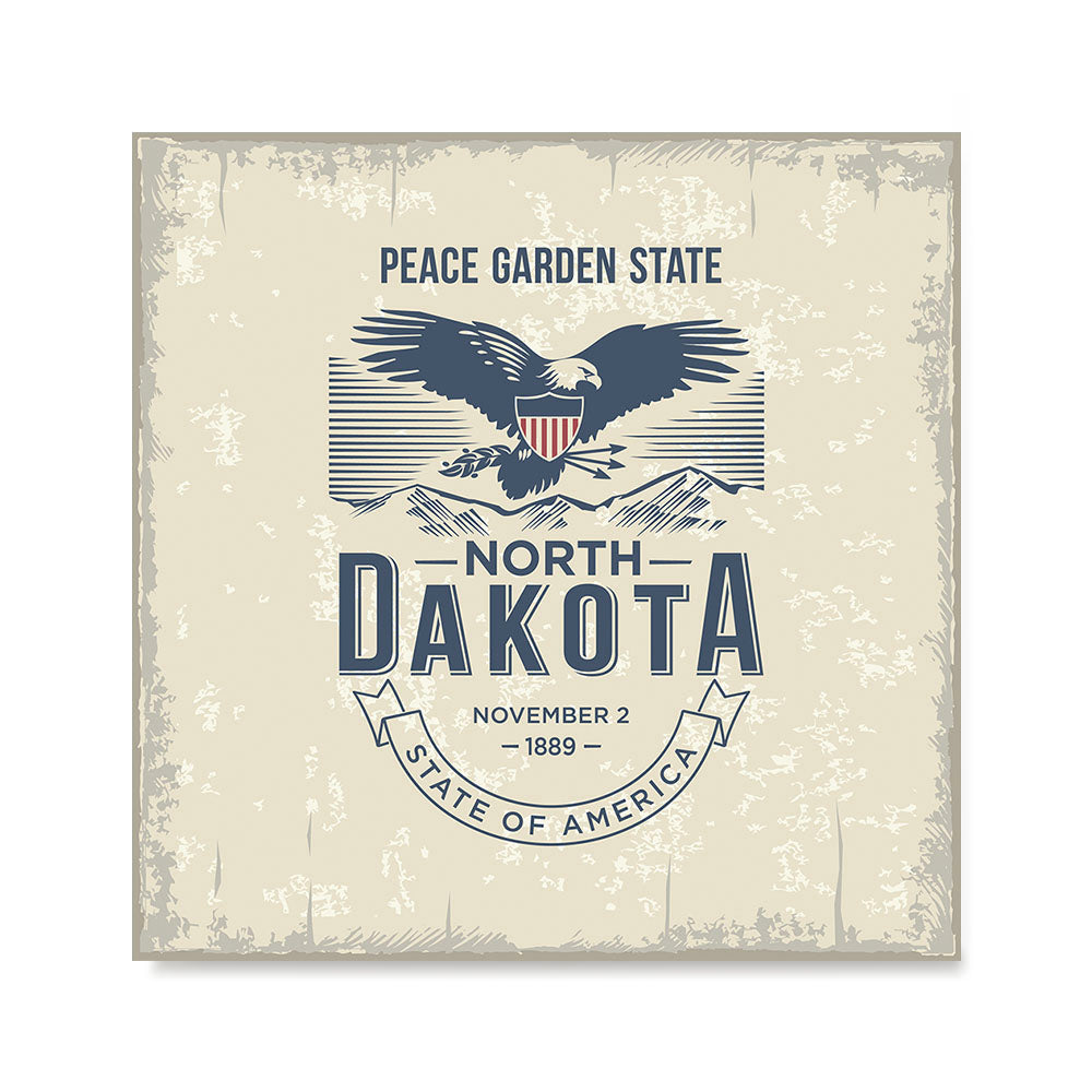 North Dakota (ND) State Icon, The US State Icons | EzPosterPrints.com
