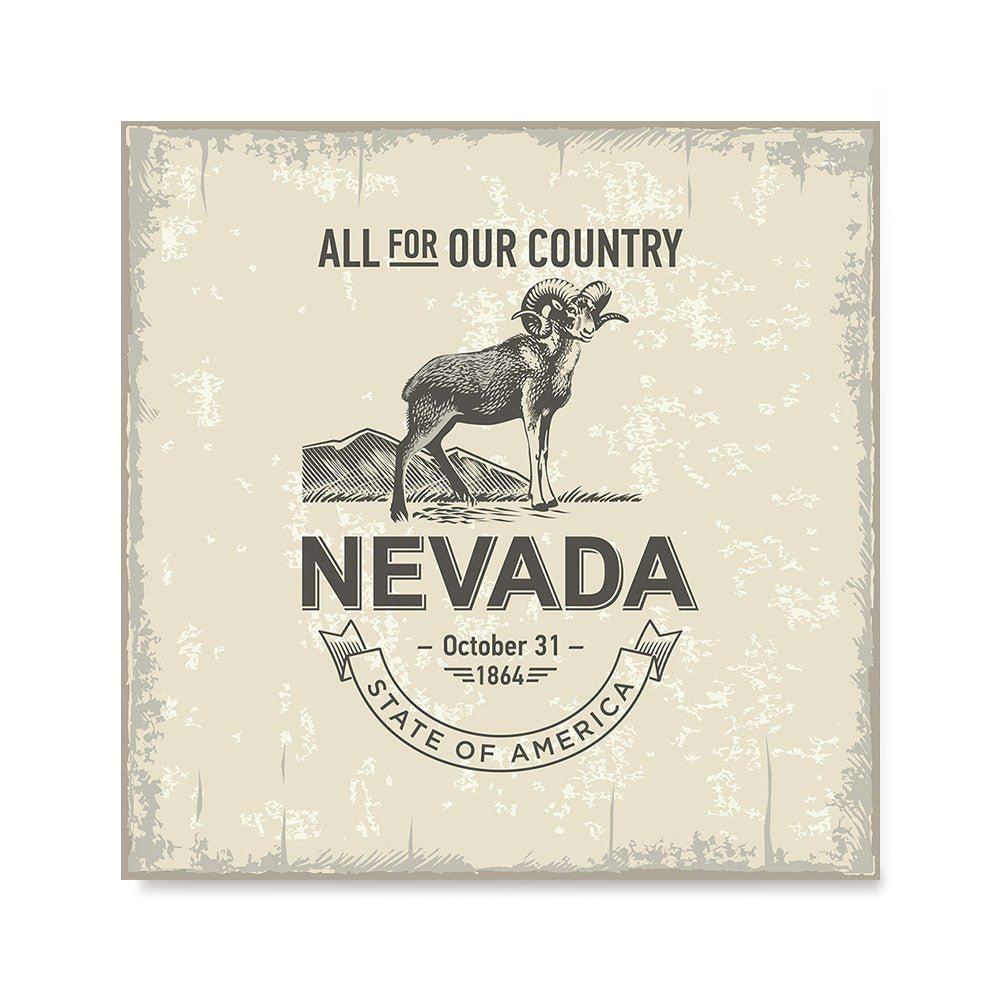 Nevada (NV) State Icon, The US State Icons | EzPosterPrints.com