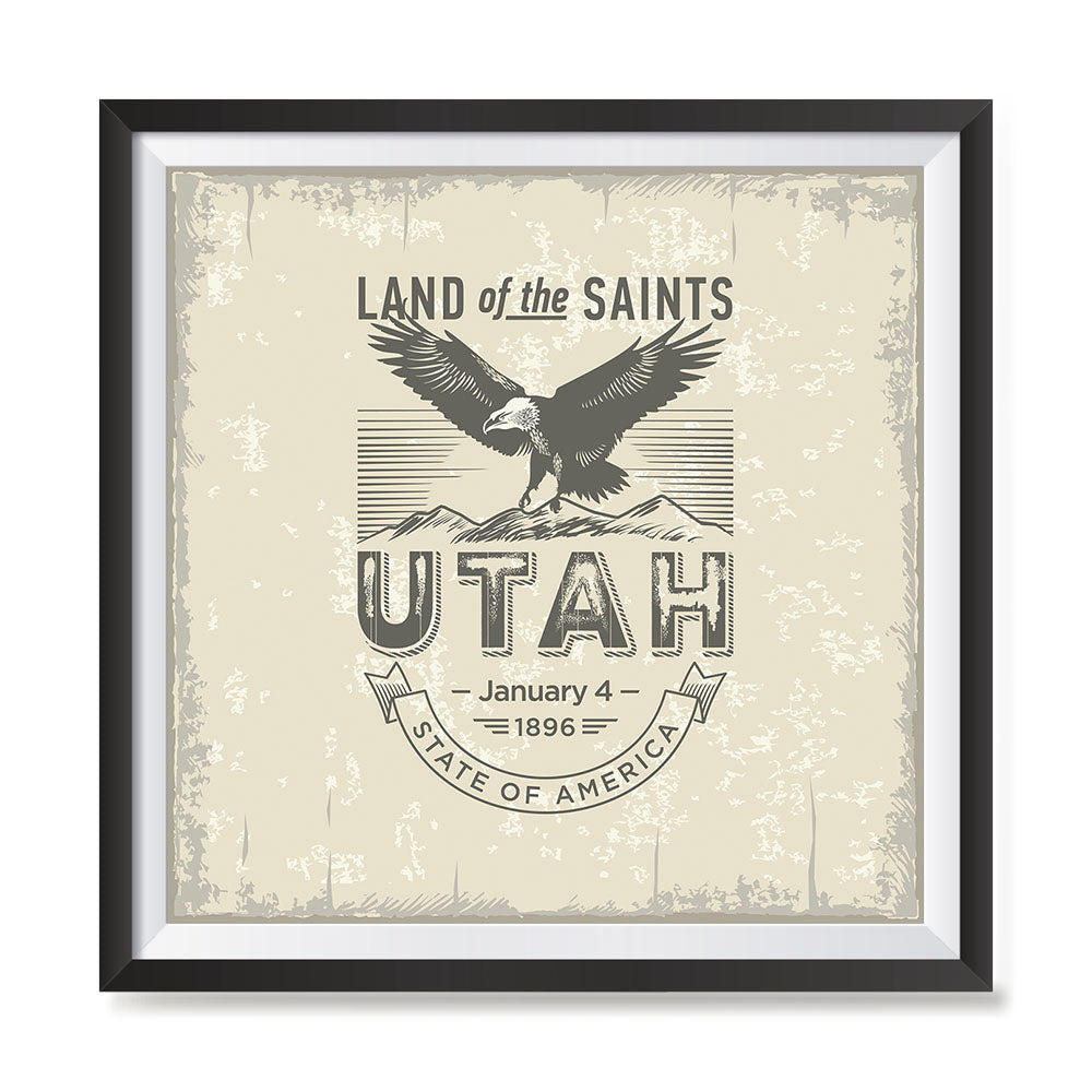 Utah (UT) State Icon, The US State Icons | EzPosterPrints.com