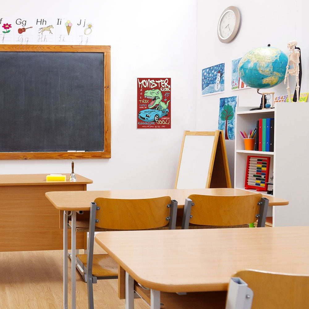 Super Car & Monster Racer T-Rex - Red, Dinosaurs Jurassic Games ...