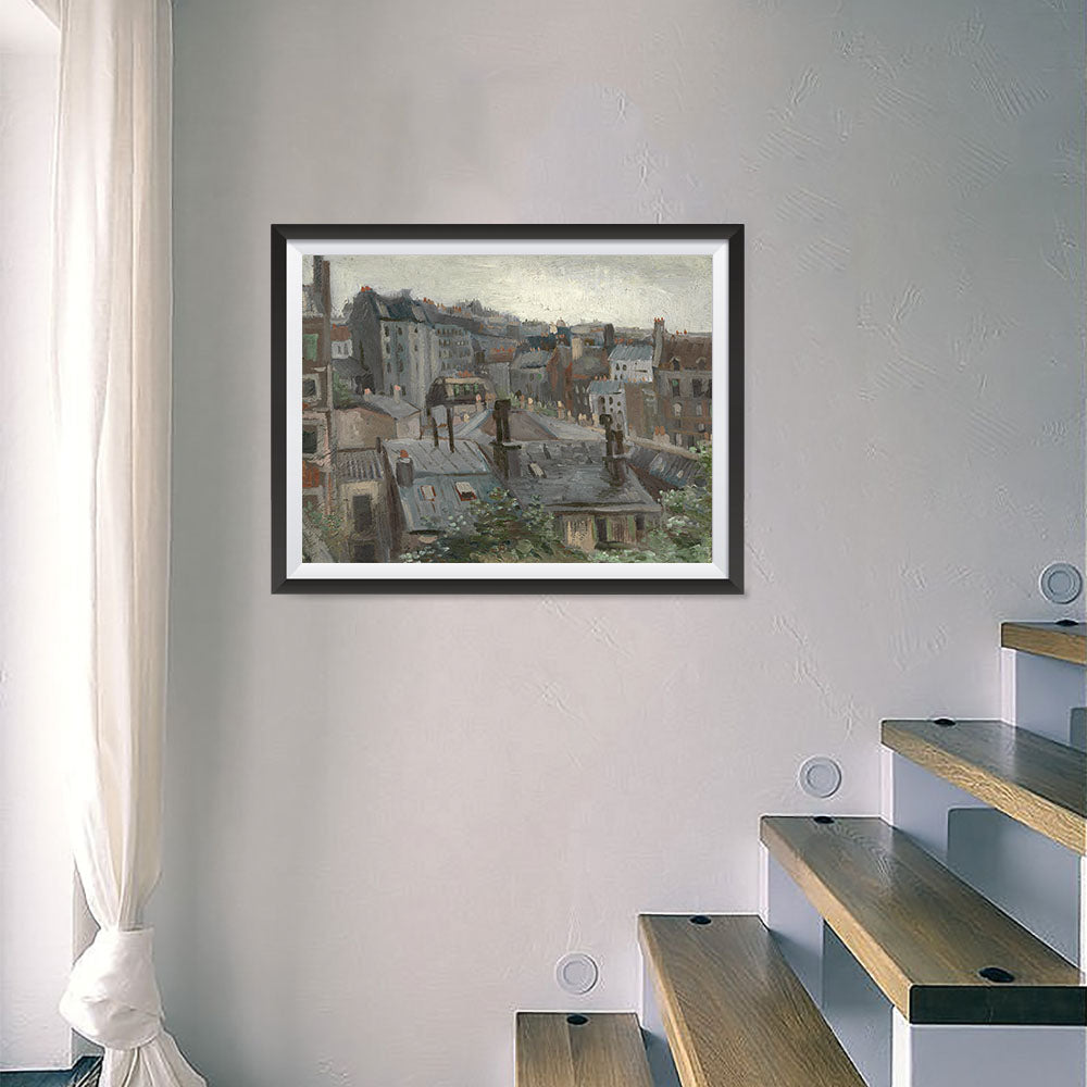 View From Vincents Studio - Vincent Van Gogh Art Reproduction Posters ...