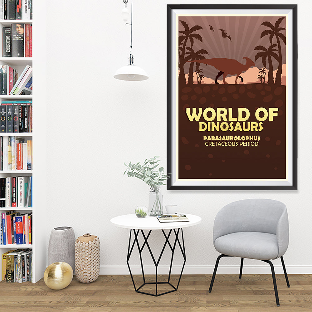 Parasaurolophus, World of Dinosaurs Posters – EzPosterPrints