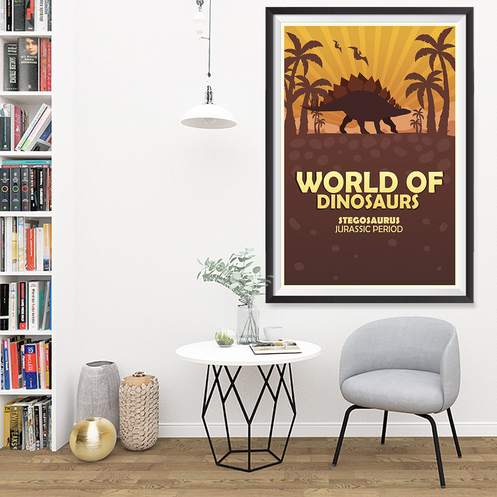 Stegosaurus, World of Dinosaurs Posters – EzPosterPrints