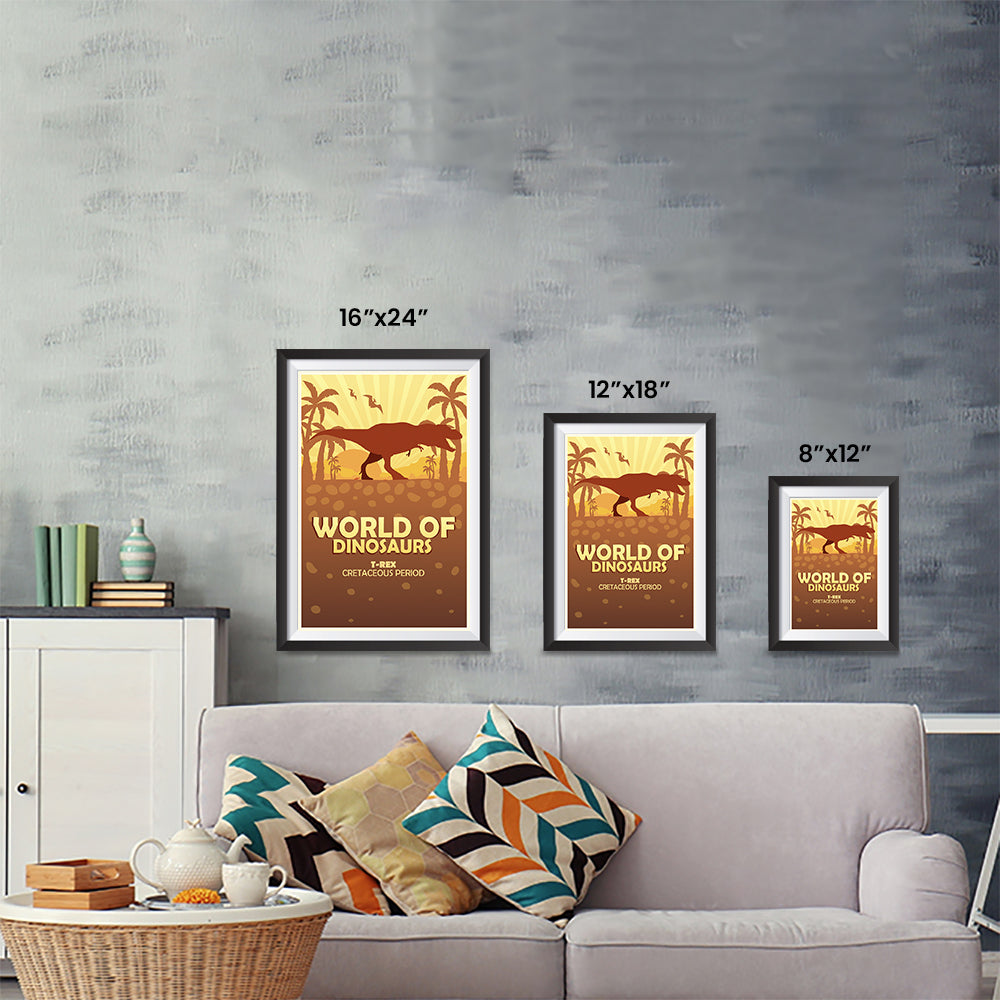 T-Rex, World of Dinosaurs Posters – EzPosterPrints
