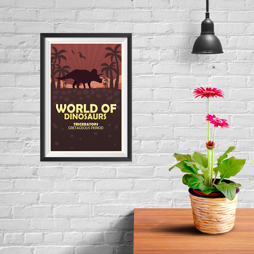 Triceratops, World of Dinosaurs Posters – EzPosterPrints