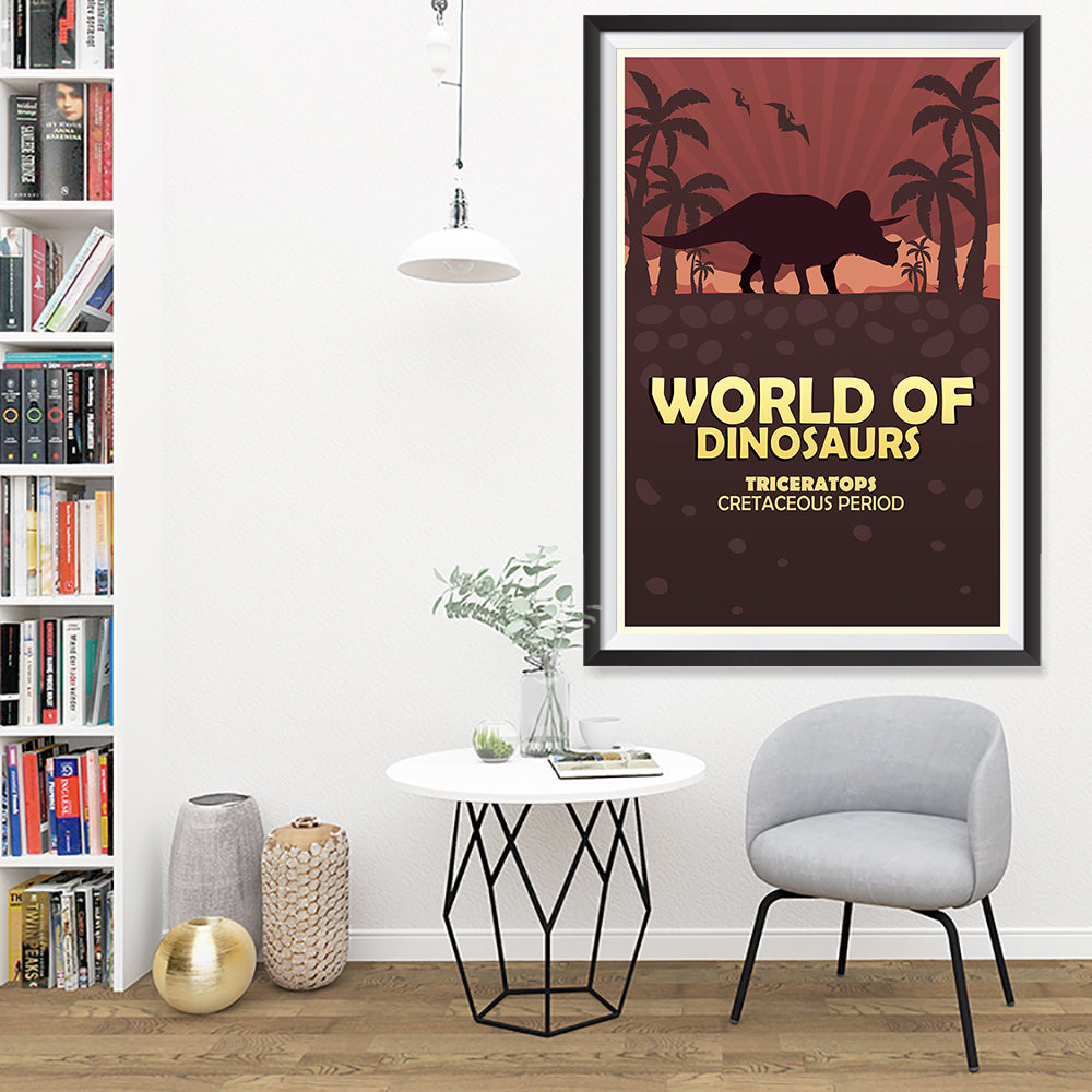 Triceratops, World of Dinosaurs Posters – EzPosterPrints